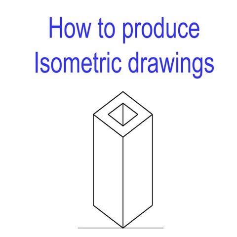 isometric_drawing.ppt | Drawing and Sketching | Arts and Crafts
