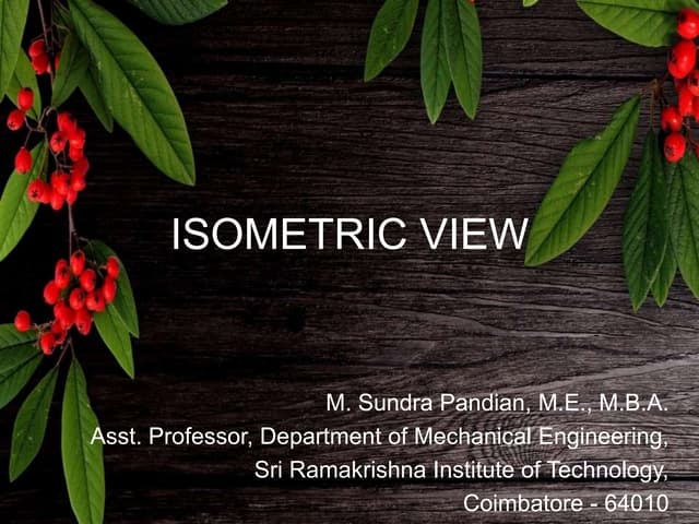 Isometric view of combination of solids: Cylinder resting centrally ...