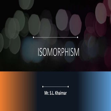 Isomorphism | PPT