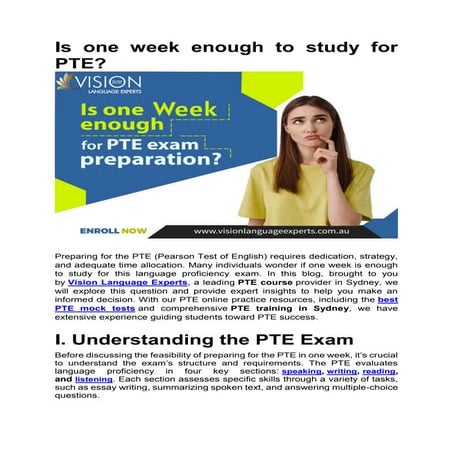 Last-Minute PTE Core Practice Tips To Achieve Your Target Score | PDF
