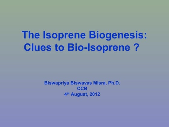 4.isoprene rule | PPTX