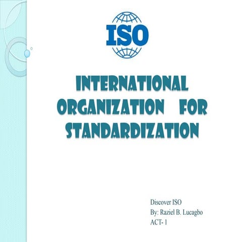 ISO in general | PPTX