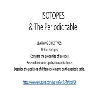 ISOTOPES.pptx | Free Download