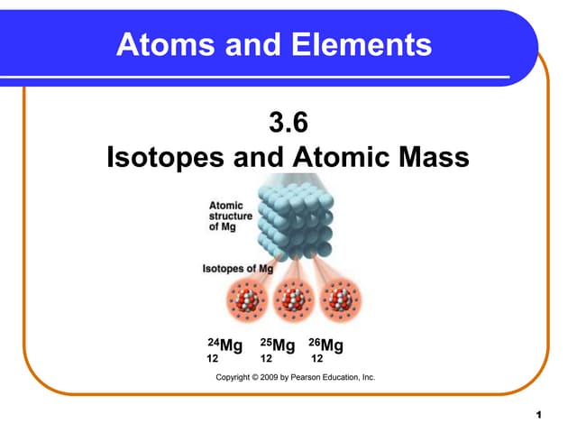 Atomic Mass Presentation | PPT