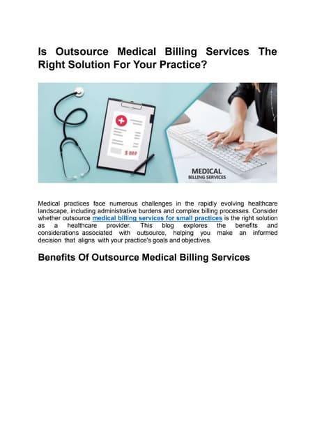 Advantages of outsourcing family practice billing.pdf