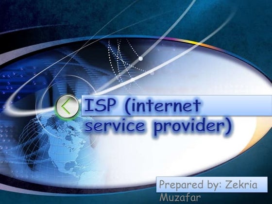 Internet Service Provider-ISP | PPTX