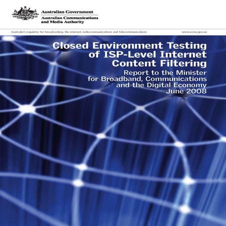 Isp level internet-content_filtering_trial-report | PDF
