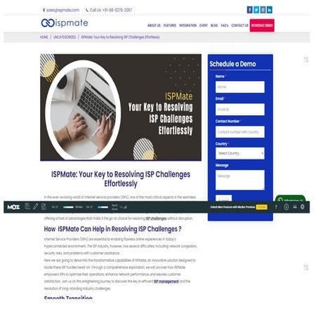 Streamline Your Operations with Our ISP Billing Solution | PDF