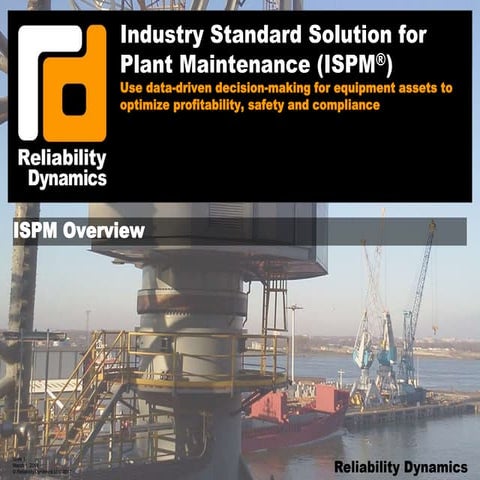 Industry Standard Solution for Plant Maintenance (ISPM) | PPT