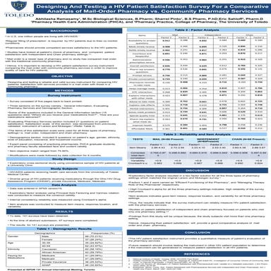 ISPOR 2008 Poster | PPT