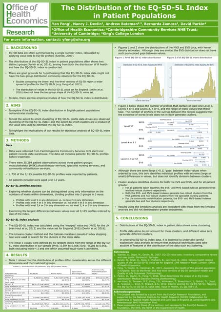 A Comparison of Three EQ-5D Value sets | PPTX