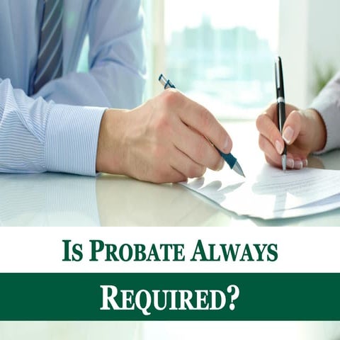 Is Probate in Indiana Always Required? | PDF | Real Estate Buying and ...