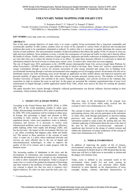 Technical Service - Noise Mapping | PDF