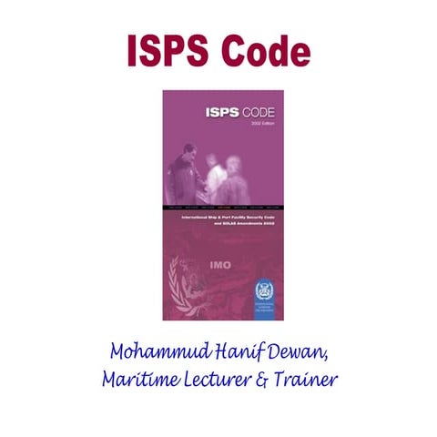 A Short Note On Isps Code Pdf