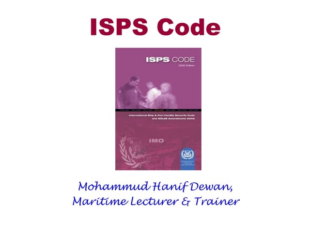 A Short Note On Isps Code Pdf
