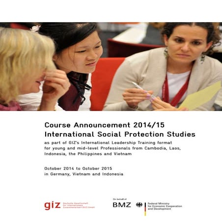 Isps course announcement 2014 15_giz | PDF