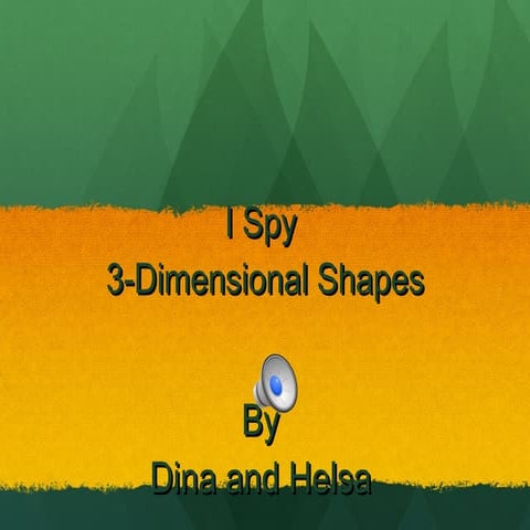 I spy 3 dimensionals damus | PPT