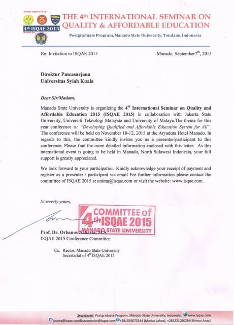 PhD Senate Letter | PDF