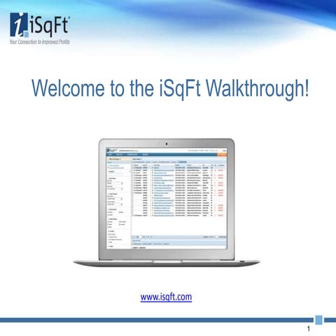 Walkthrough | iSqFt | PPTX