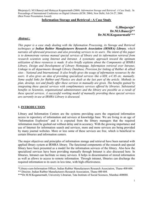 Information retrieval | DOCX