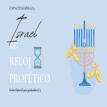 Israel el reloj profetico de Dios | PDF