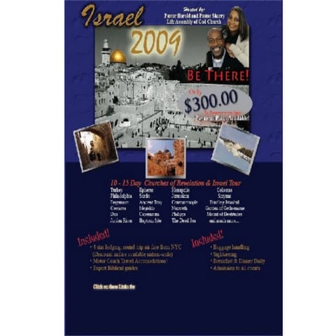 Israel Flyer | PDF