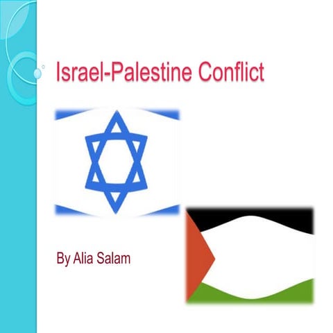 Arab-Israeli Conflict Summary and Brief History | PPT