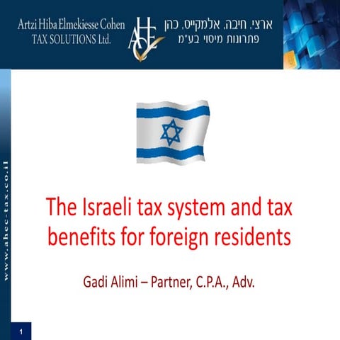 Israeli tax system 2019 | PDF