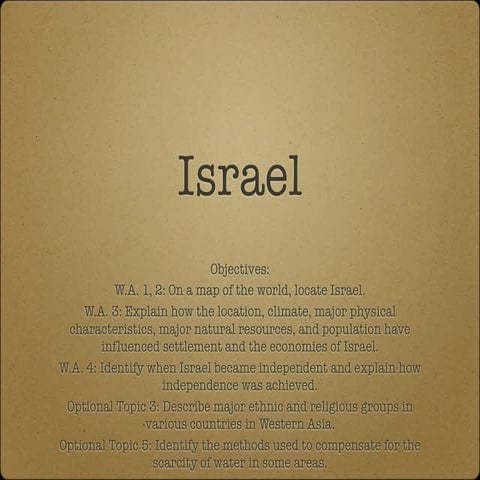 Israel | PPT