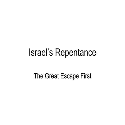 Israel\ S Repentance | PPT