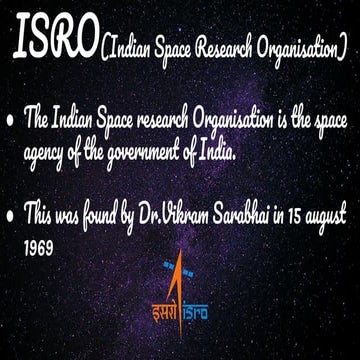 Isro s contribution | PPT