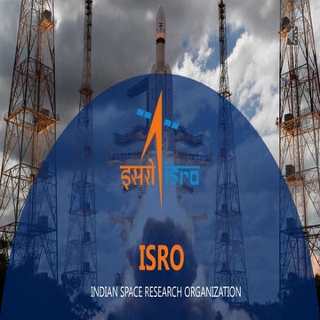 ISRO presentation (ISRO The Indian Space Industry.pptx