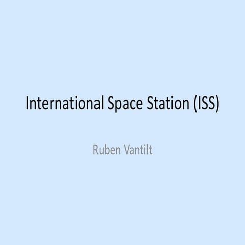 International Space Station | PPTX