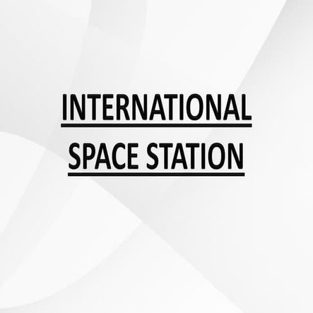 Powerpoint ISS | PPT