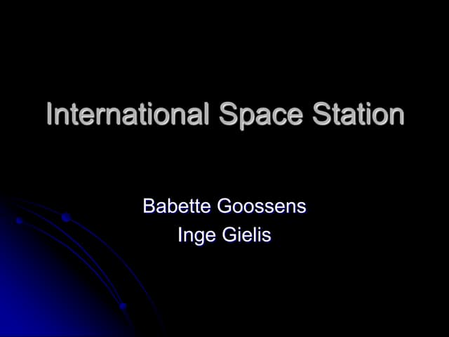 International Space Station | PPT