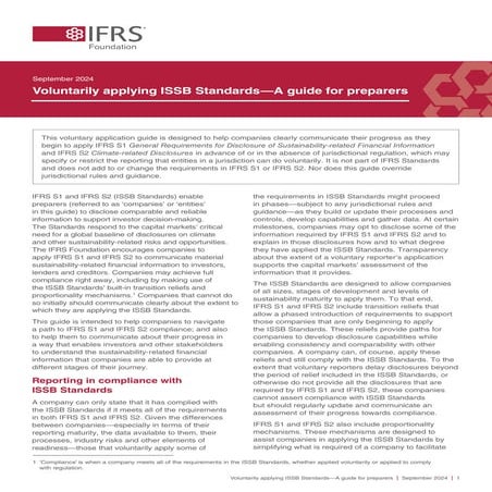 International Sustainability Standards Board | PDF