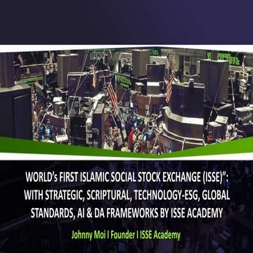 World's First Islamic Social Stock Exchange (Updated 2021: 14 Slides ...