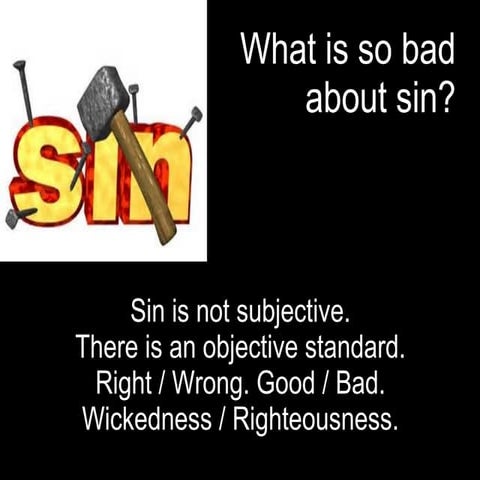 Is sin bad | PPT