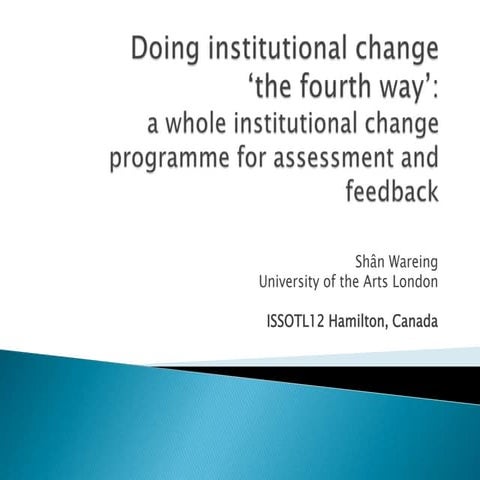 Issotl12 sw presentation | PPTX