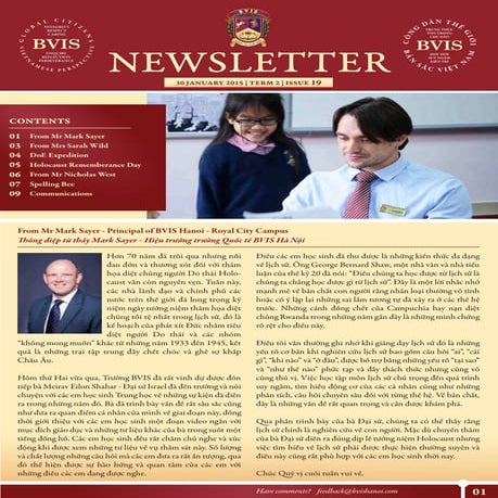 BVIS Newsletter Issue19 20142015 | PDF
