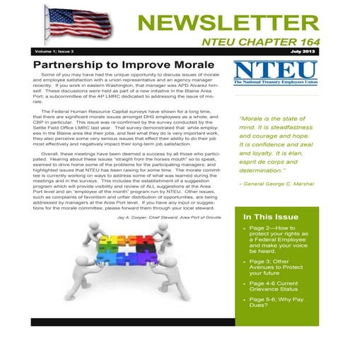 Issue 3 NTEU Chapter 164 newsletter | PDF