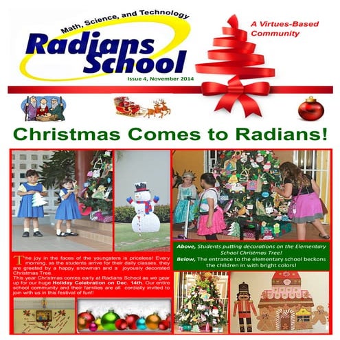 Radians School, News Letter Issue 4 | PDF