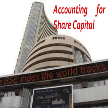 Unit -1 -An Overview of Issue of shares. | PPT