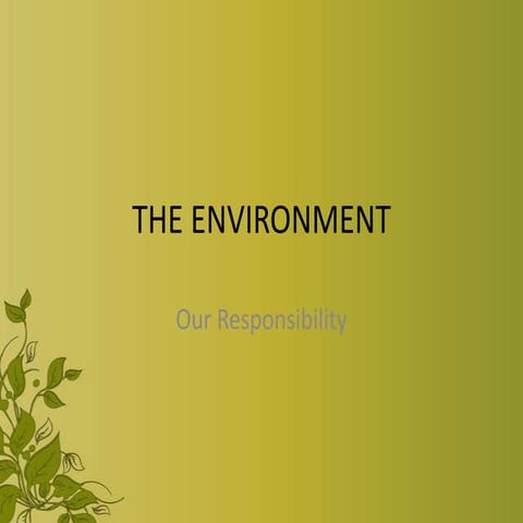 Environmental Issues | PPT