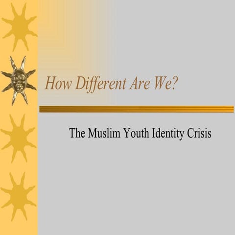Issues related to Muslim youth identity | PPT