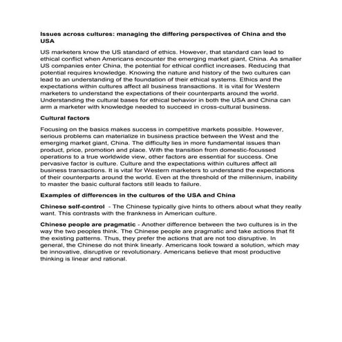 culture issues | PDF