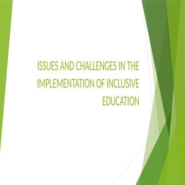ISSUES AND CHALLENGES IN THE IMPLEMENTATION OF INCLUSIVE EDUCATION.pptx