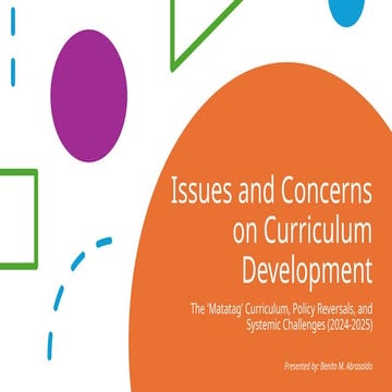 Issues and Concerns on Curriculum Development.pptx