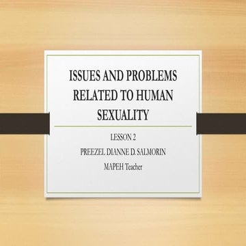ISSUES AND PROBLEMS RELATED TO HUMAN SEXUALITY.pptx