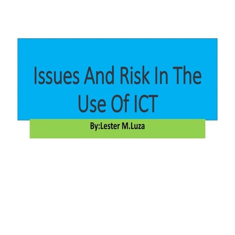 Issues And Risk-leater.pptx